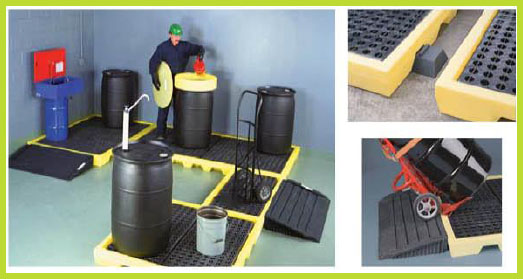 Spill Decks and Spill Pallets – VJ Engineering Solutions (Singapore ...